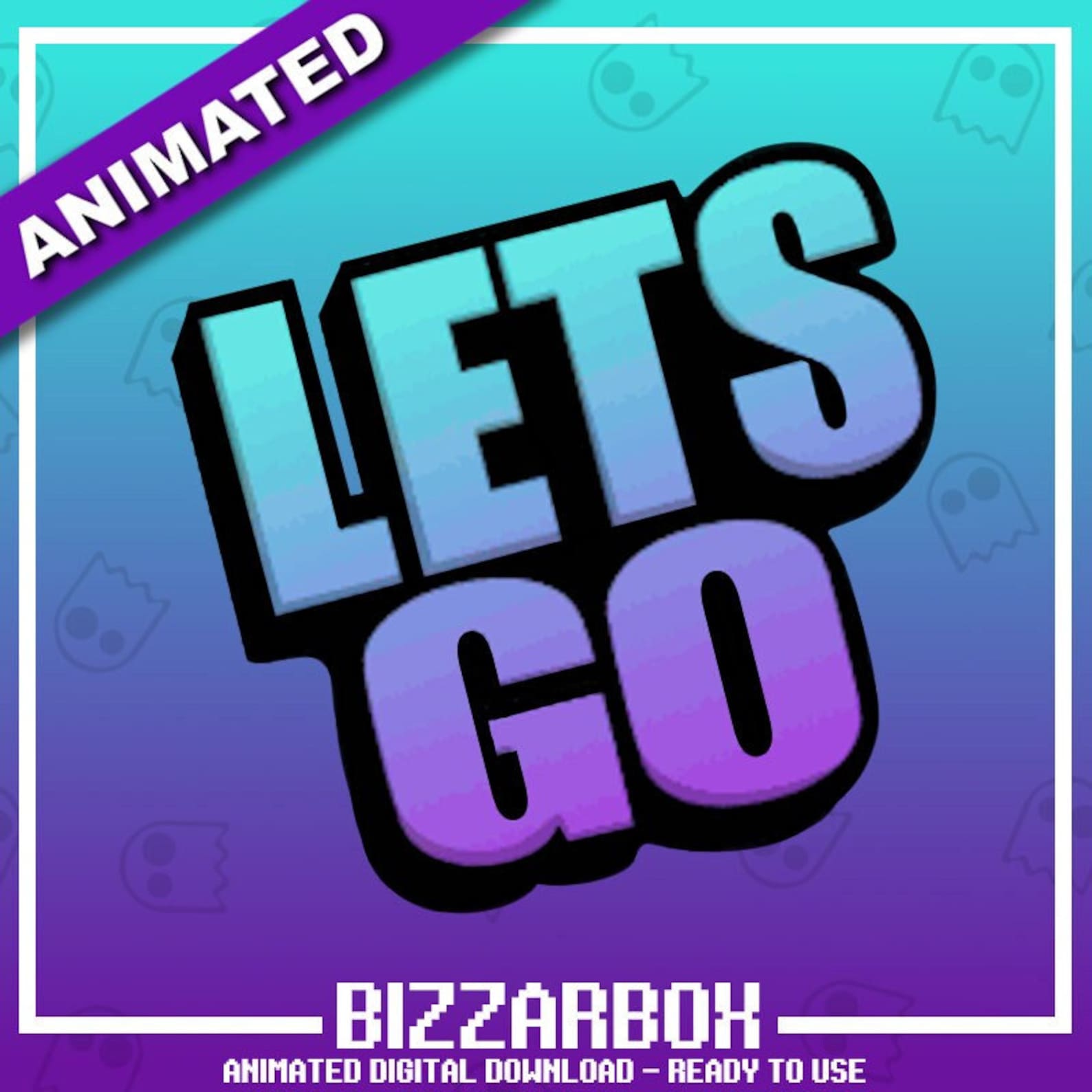 LETS GO Animated Twitch Emote / Twitch Emotes / Twitch Stream / Discord ...