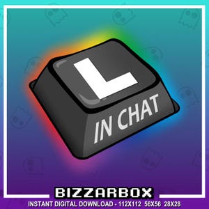 L KEY Twitch Emote / Twitch Emotes / Twitch Stream / Discord Emotes ...