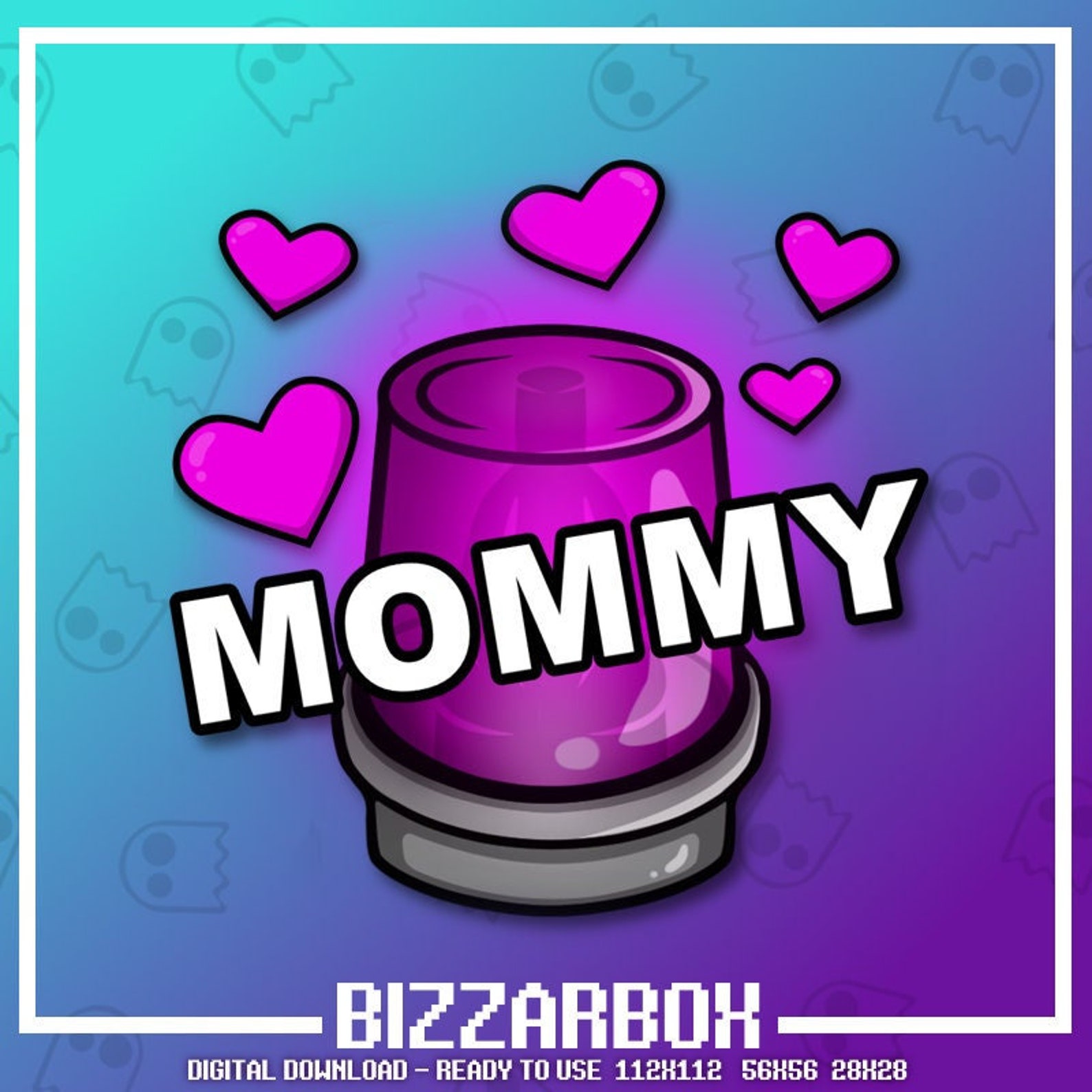 MOMMY ALERT Twitch Emote / Twitch Emotes / Twitch Stream / - Etsy