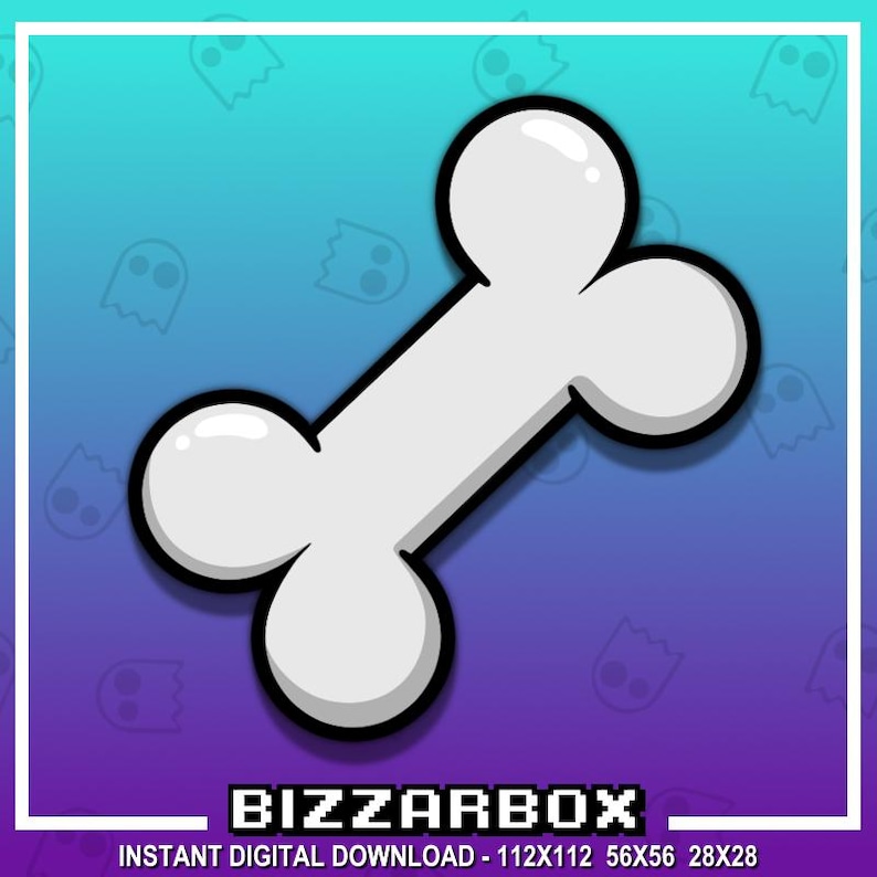 DOG BONE TREAT Channel Points Emote for Twitch / Discord / Stream ...