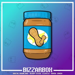 PEANUT BUTTER Channel Points Emote for Twitch / Discord / Stream ...