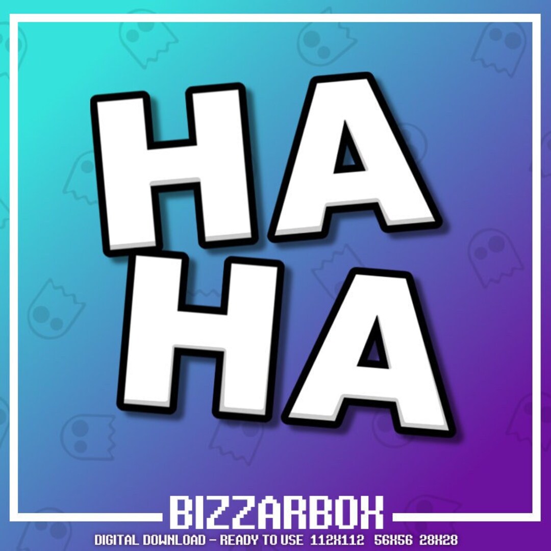 HA HA LAUGH Twitch Emote / Twitch Emotes / Twitch Stream / Discord ...