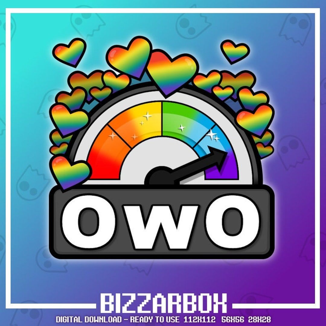 Owo METER Twitch Emote / Emotes / Stream / Streamer / Streaming ...