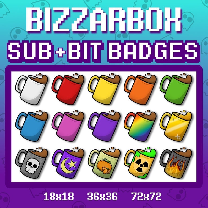 HOT COFFEE Twitch Sub Badges / Cheer Bit Badges / Emote / - Etsy