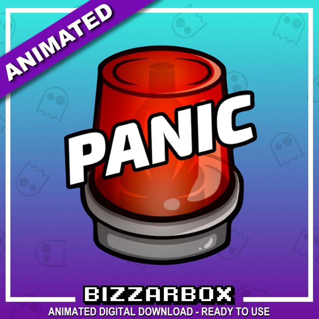 PANIC ALERT Animated Twitch Emote / Twitch Emotes / Twitch Stream ...