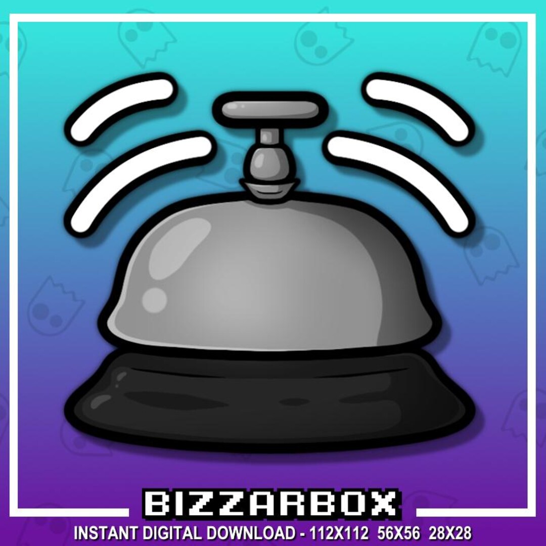 BELL DING Twitch Emote / Twitch Emotes / Twitch Stream / Discord Emotes ...