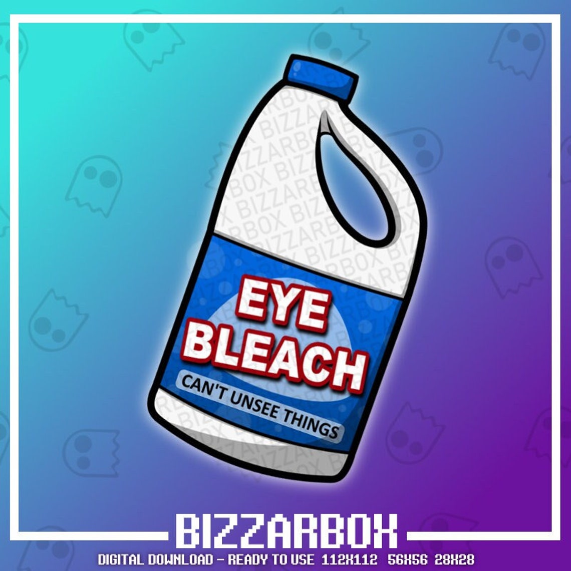 EYE BLEACH Twitch Emote / Twitch Emotes / Twitch Stream / - Etsy UK