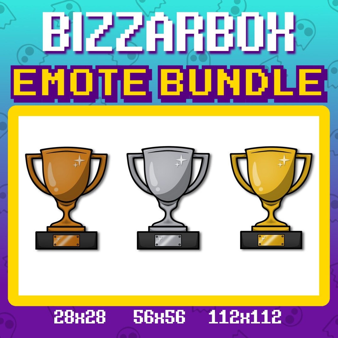 TROPHY EMOTE BUNDLE 3 Twitch Emote / Twitch Emotes / Twitch Stream ...