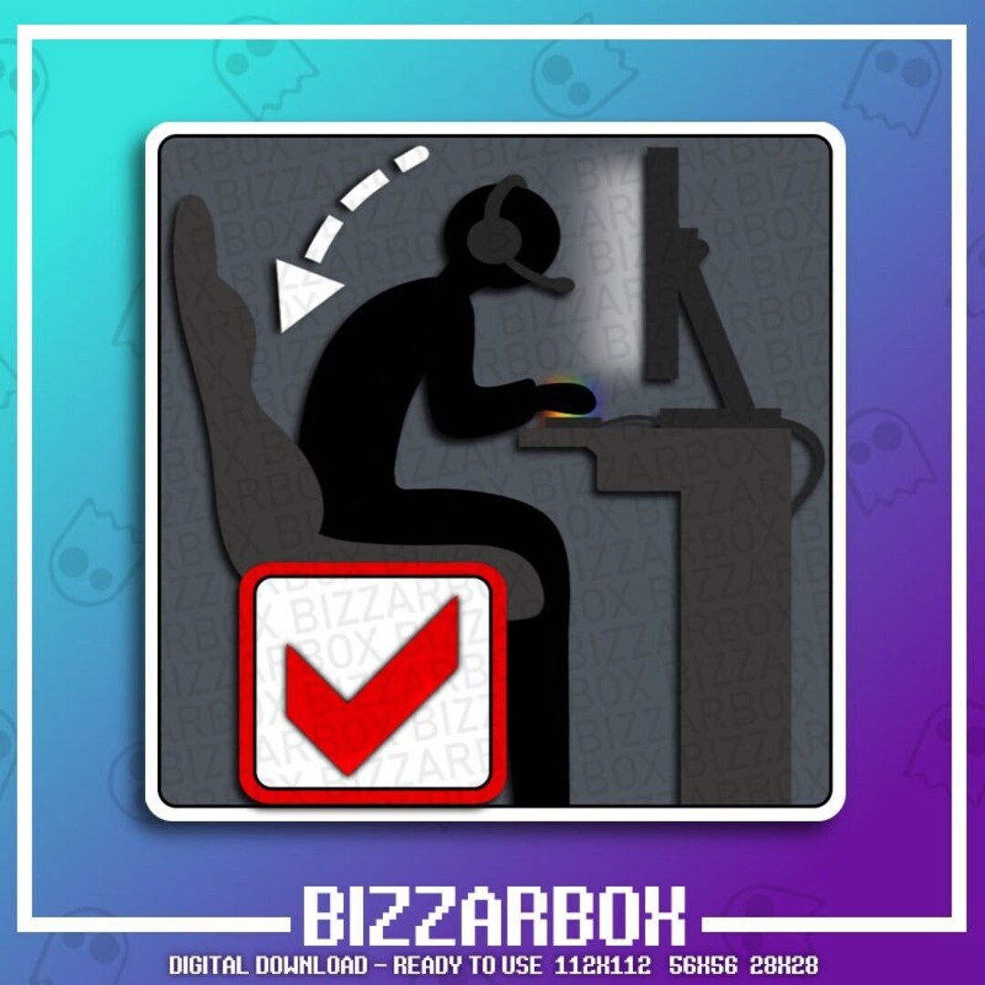 POSTURE CHECK Channel Points Emote for Twitch / Discord / - Etsy Canada