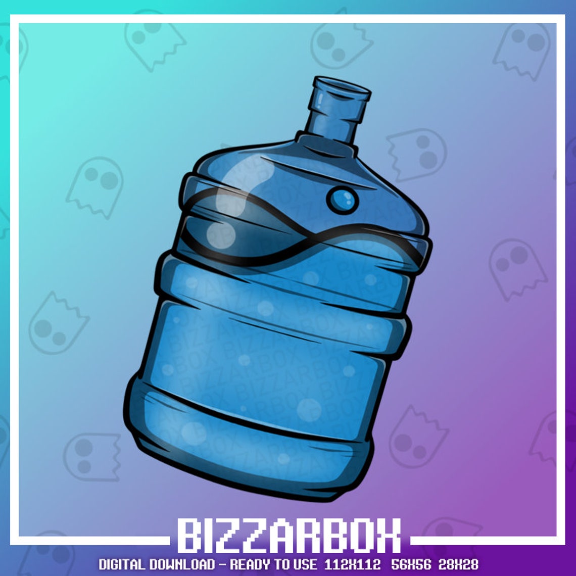 HYDRATE DRINK WATER Channel Points Emote for Twitch / Discord | Etsy