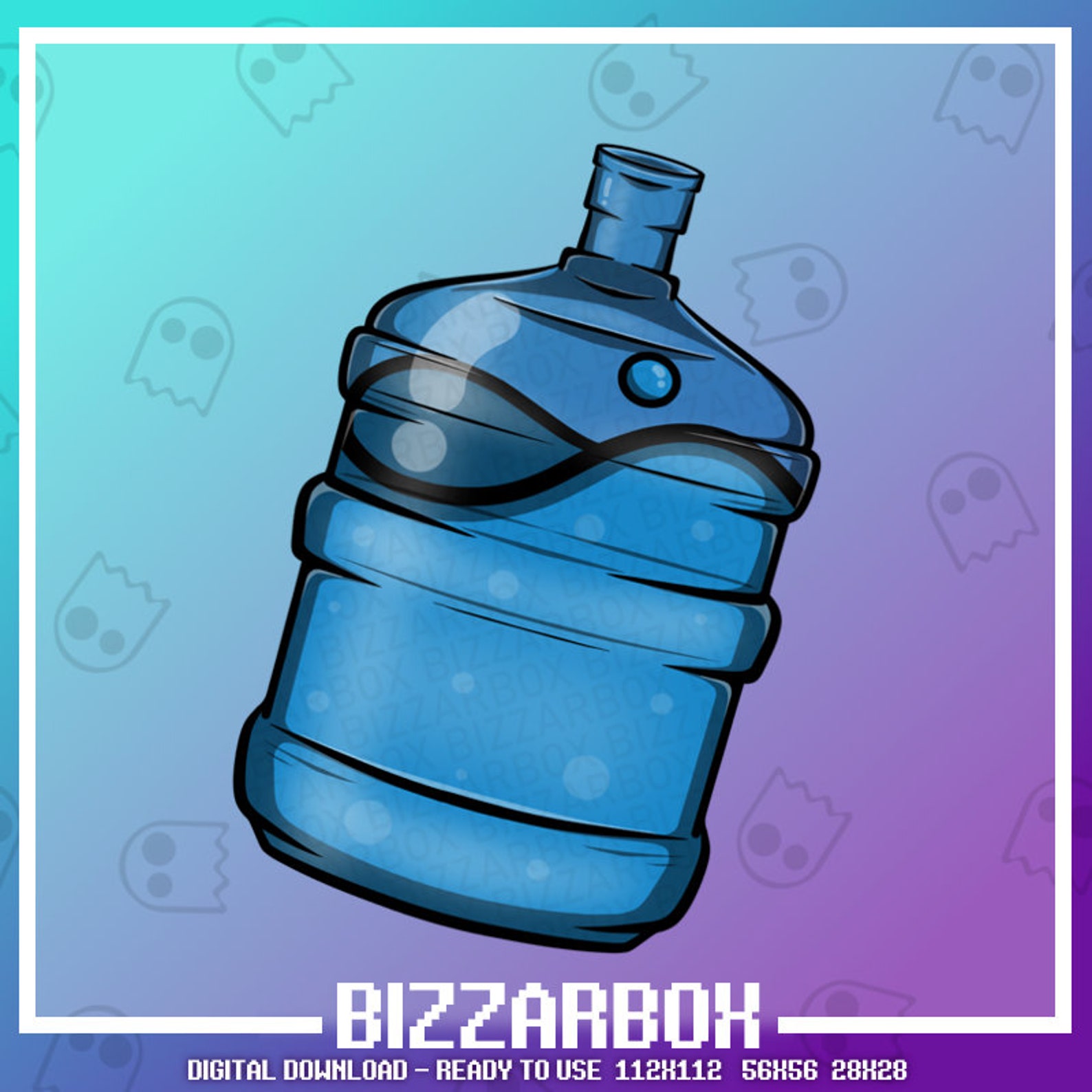 HYDRATE DRINK WATER Channel Points Emote for Twitch / Discord / Stream ...
