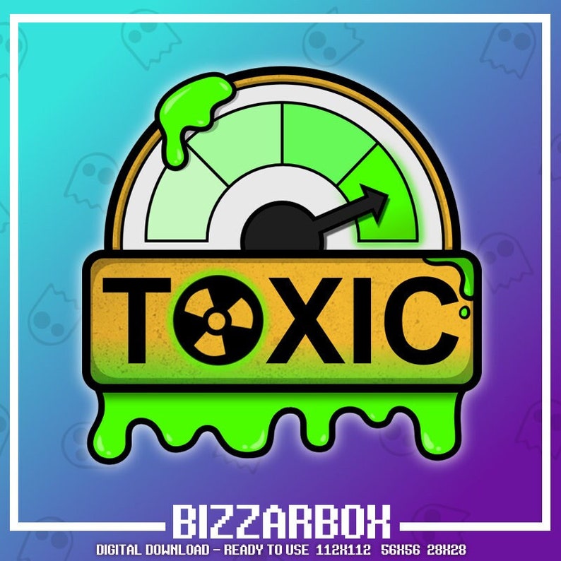 TOXIC METER Twitch Emote / Twitch Emotes / Twitch Stream / Discord ...