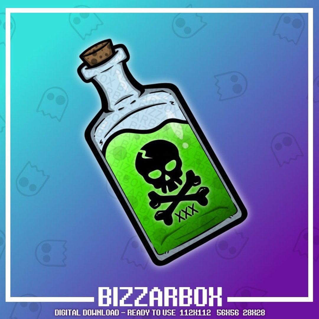 TOXIC POISON Twitch Emote / Twitch Emotes / Twitch Stream / - Etsy