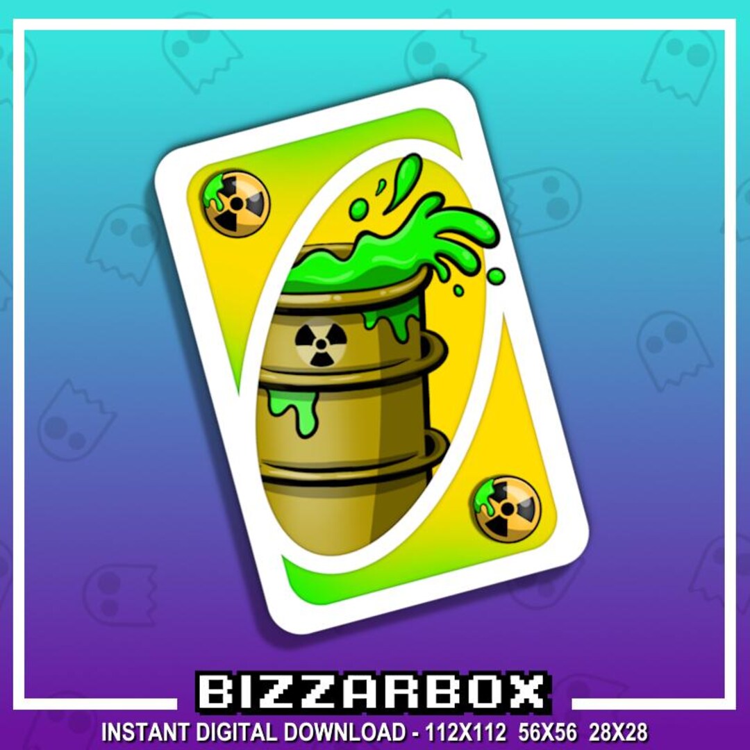 TOXIC CARD Twitch Emote / Twitch Emotes / Twitch Stream / Discord ...