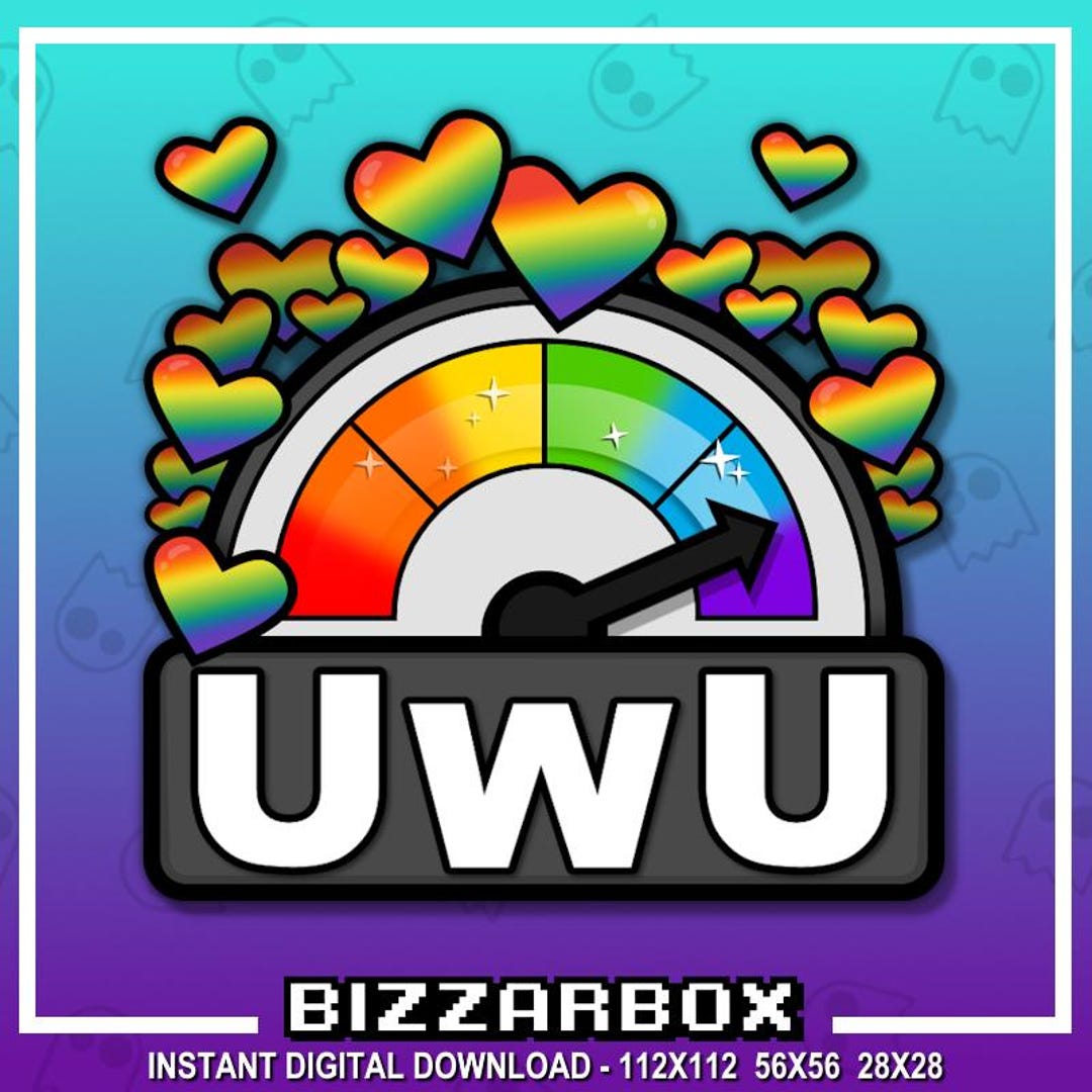 Uwu METER Twitch Emote / Emote / Stream / Streamer / Streaming ...