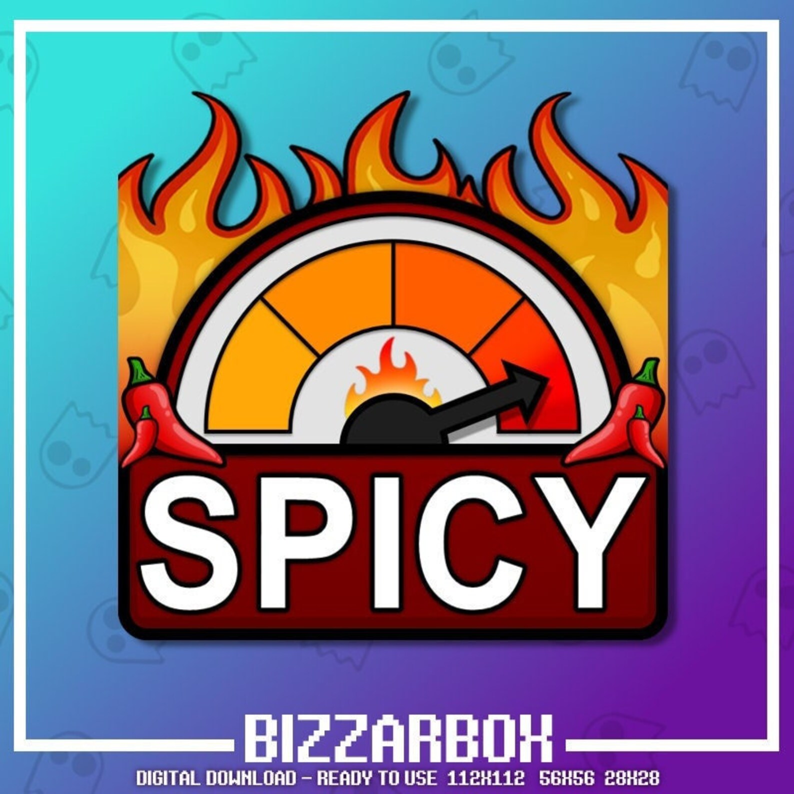 SPICY METER Twitch Emote / Twitch Emotes / Twitch Stream / Discord ...