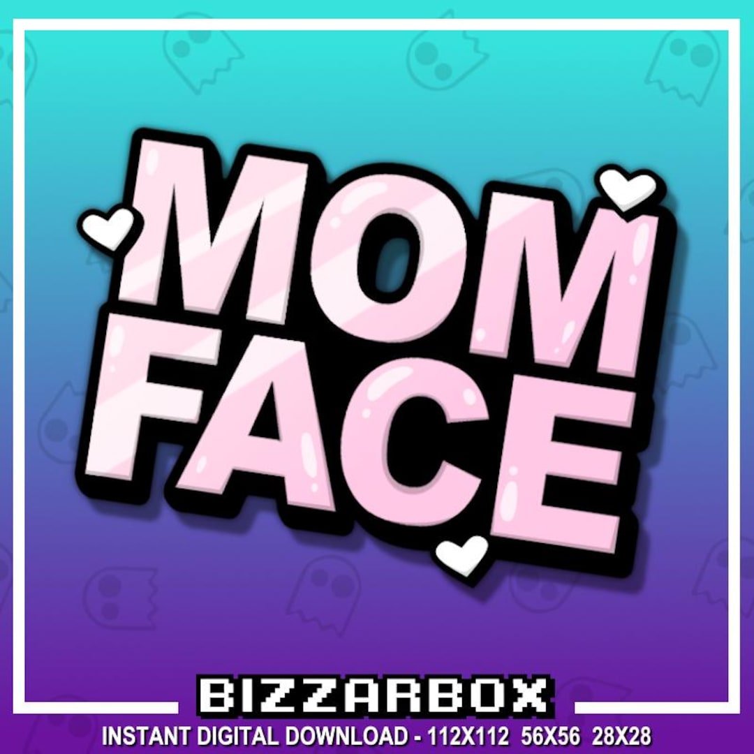 MOM FACE Twitch Emote / Twitch Emotes / Twitch Stream / Discord Emotes ...