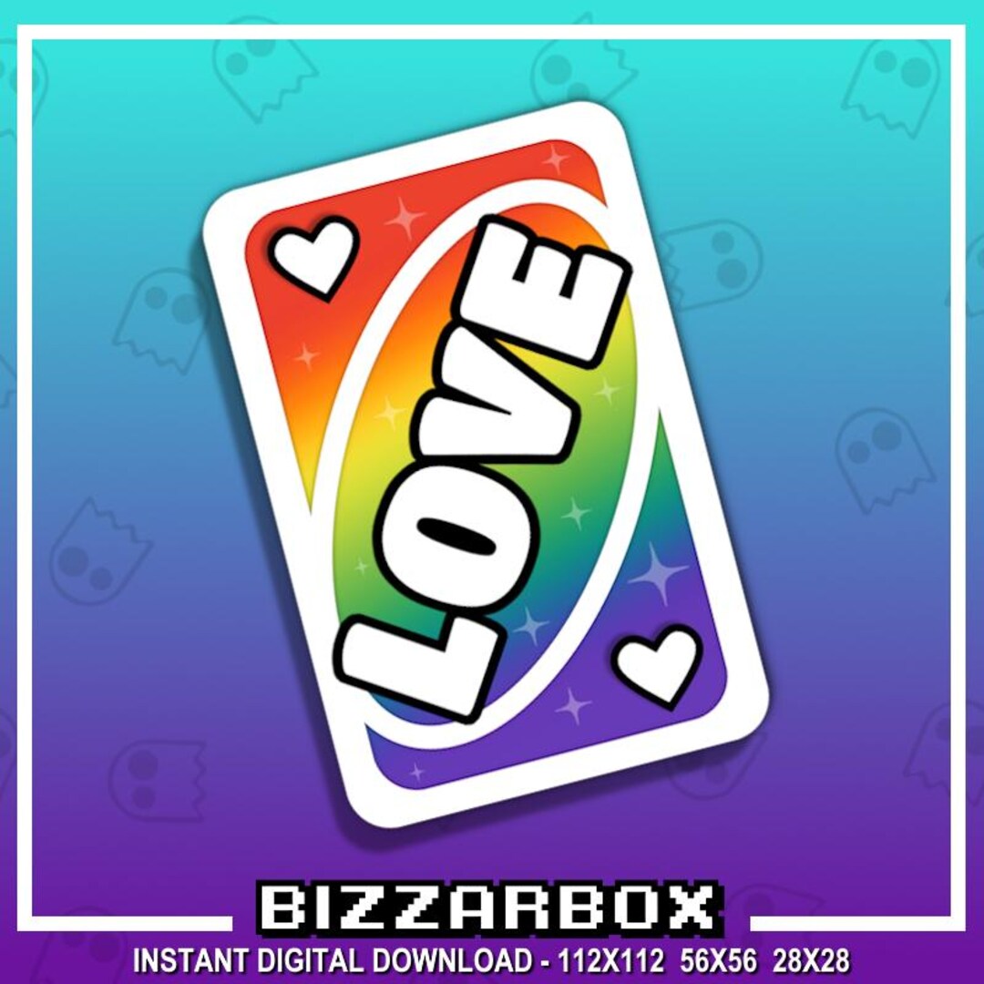 LOVE CARD Twitch Emote / Twitch Emotes / Twitch Stream / Discord Emotes ...