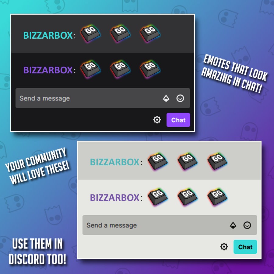 GG KEY Twitch Emote / Twitch Emotes / Twitch Stream / Discord - Etsy