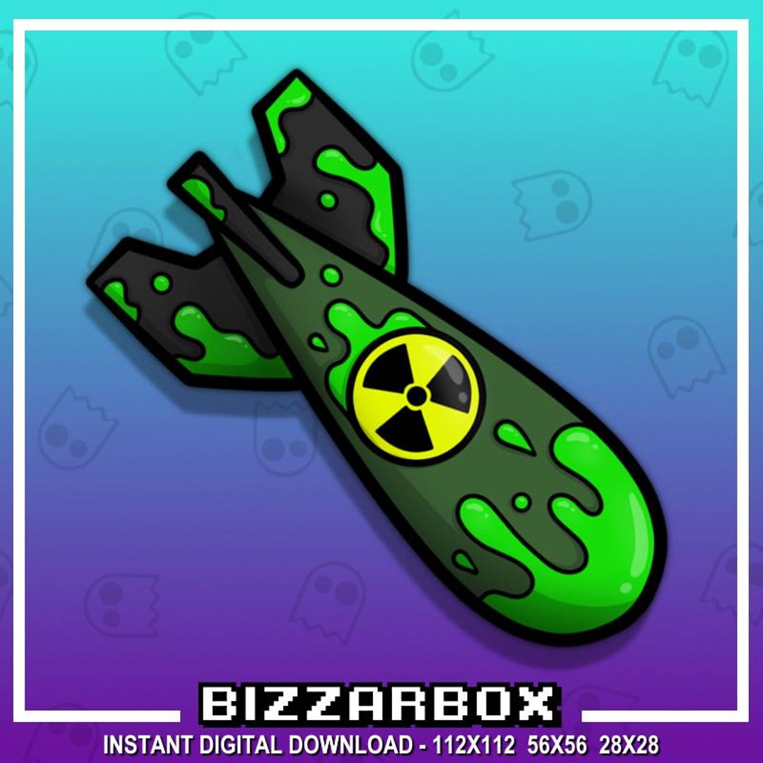 TOXIC BOMB Twitch Emote / Twitch Emotes / Twitch Stream / Discord ...