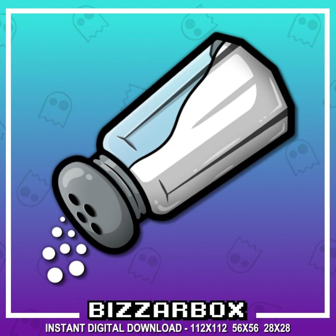 SALTY Twitch Emote / Twitch Emotes / Twitch Stream / Discord Emotes ...