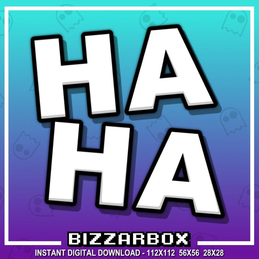 HA HA LAUGH Twitch Emote / Twitch Emotes / Twitch Stream / Discord ...