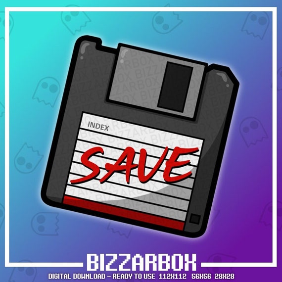 SAVE DISC Twitch Emote / Twitch Emotes / Twitch Stream / - Etsy UK