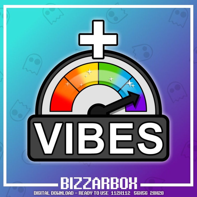 POSITIVE VIBES METER Twitch Emote / Twitch Emotes / Twitch Stream ...