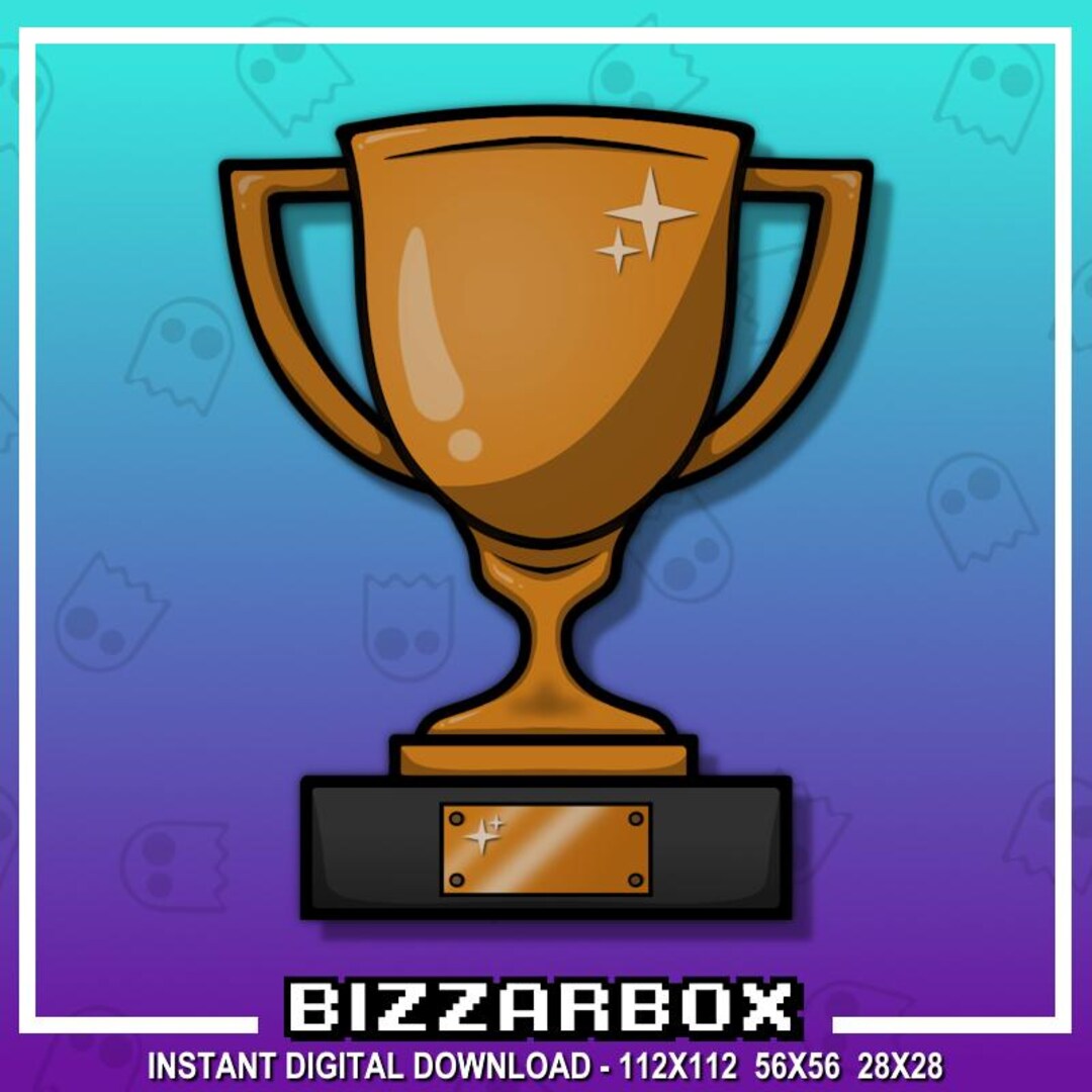 BRONZE TROPHY Twitch Emote / Twitch Emotes / Twitch Stream / Discord ...