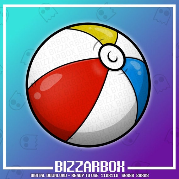 BEACH BALL Twitch Emote / Twitch Emotes / Twitch Stream / - Etsy