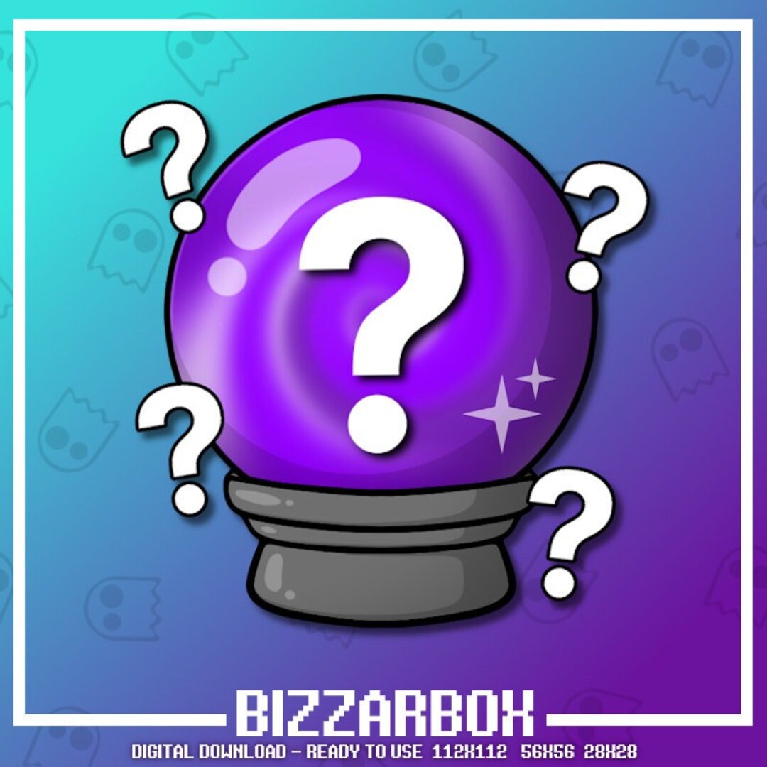 PREDICTION CRYSTAL BALL Channel Points Emote for Twitch / - Etsy