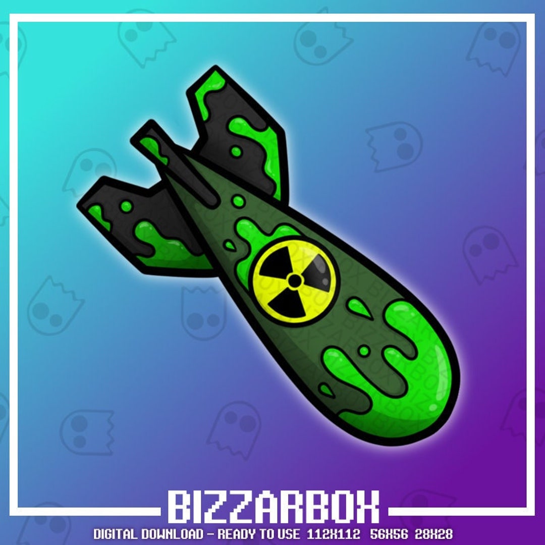 TOXIC BOMB Twitch Emote / Twitch Emotes / Twitch Stream / Discord ...