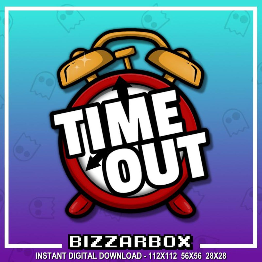 TIMEOUT Channel Points Emote for Twitch / Discord / Stream / Affiliate ...
