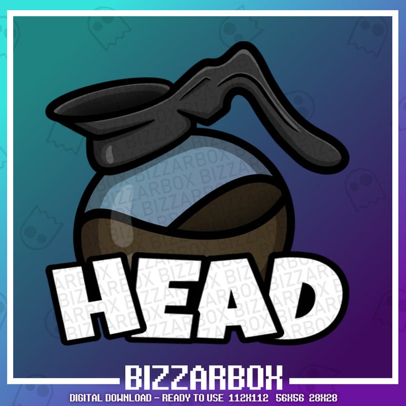POT HEAD COFFEE Twitch Emote / Twitch Emotes / Twitch Stream / - Etsy