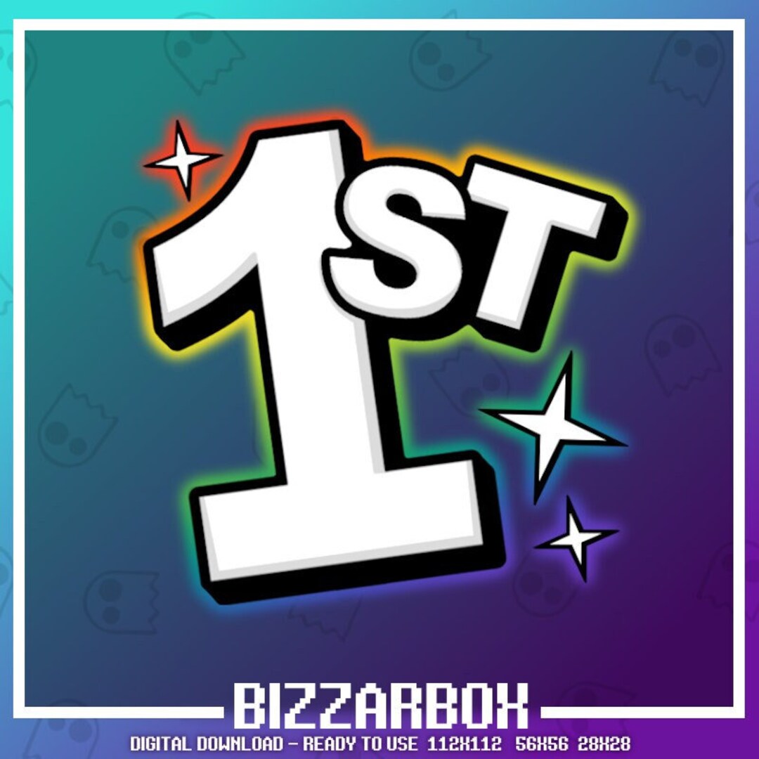 FIRST Channel Points Emote for Twitch / Discord / Stream / Affiliate ...