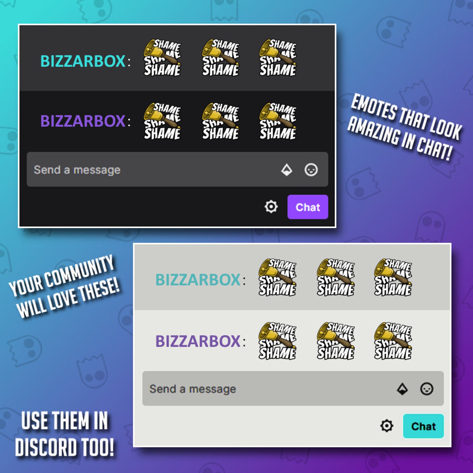 SHAME BELL Twitch Emote / Twitch Emotes / Twitch Stream / Discord ...