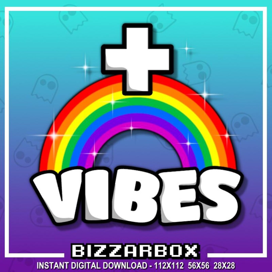 POSITIVE VIBES Twitch Emote / Twitch Emotes / Twitch Stream / Discord ...