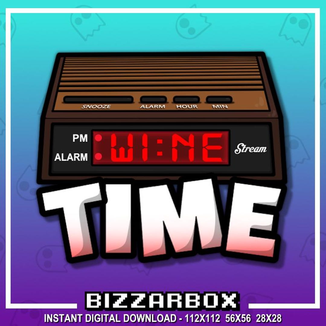 WINE TIME Twitch Emote / Twitch Emotes / Twitch Stream / Discord Emotes ...