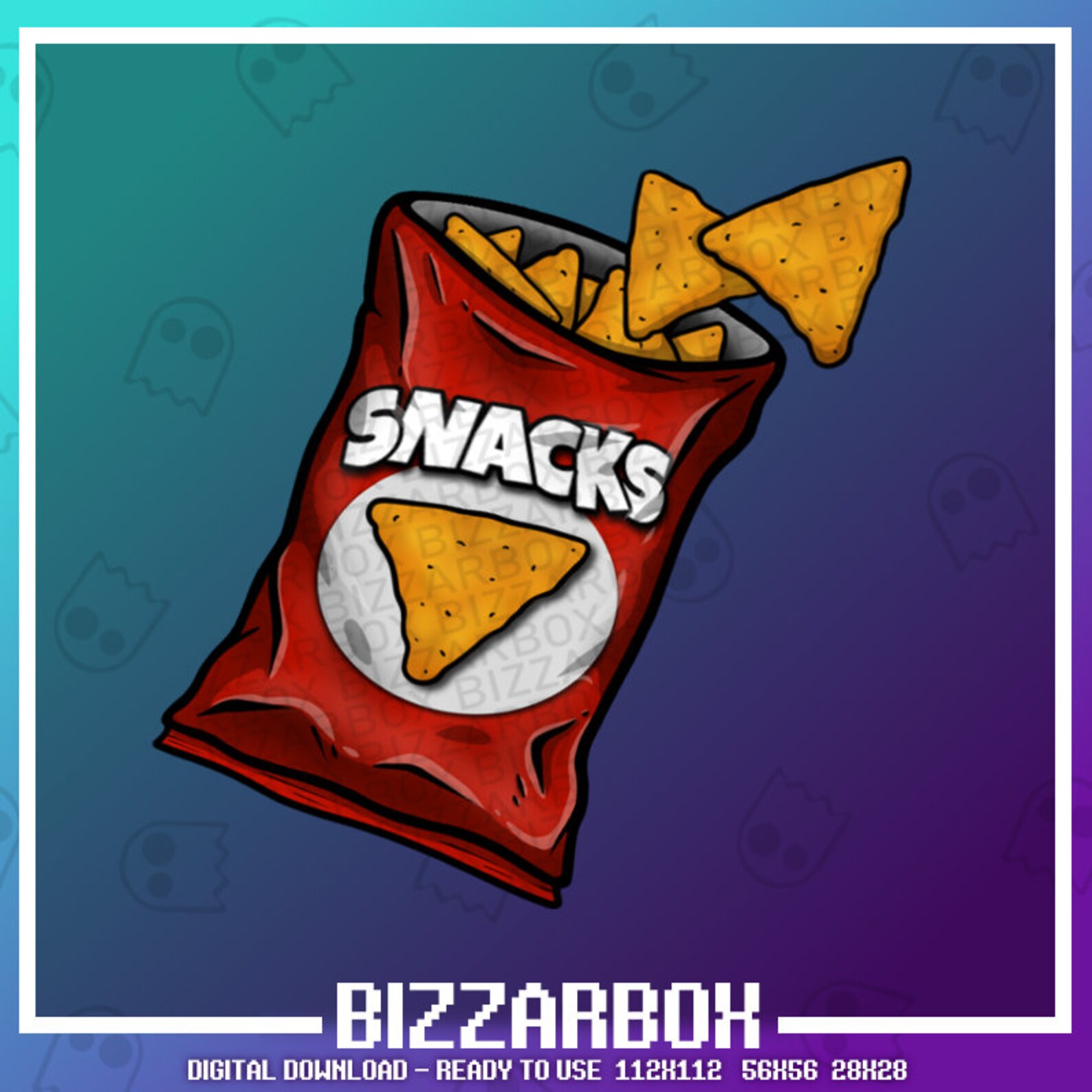 SNACKS Twitch Emote / Twitch Emotes / Twitch Stream / Discord - Etsy