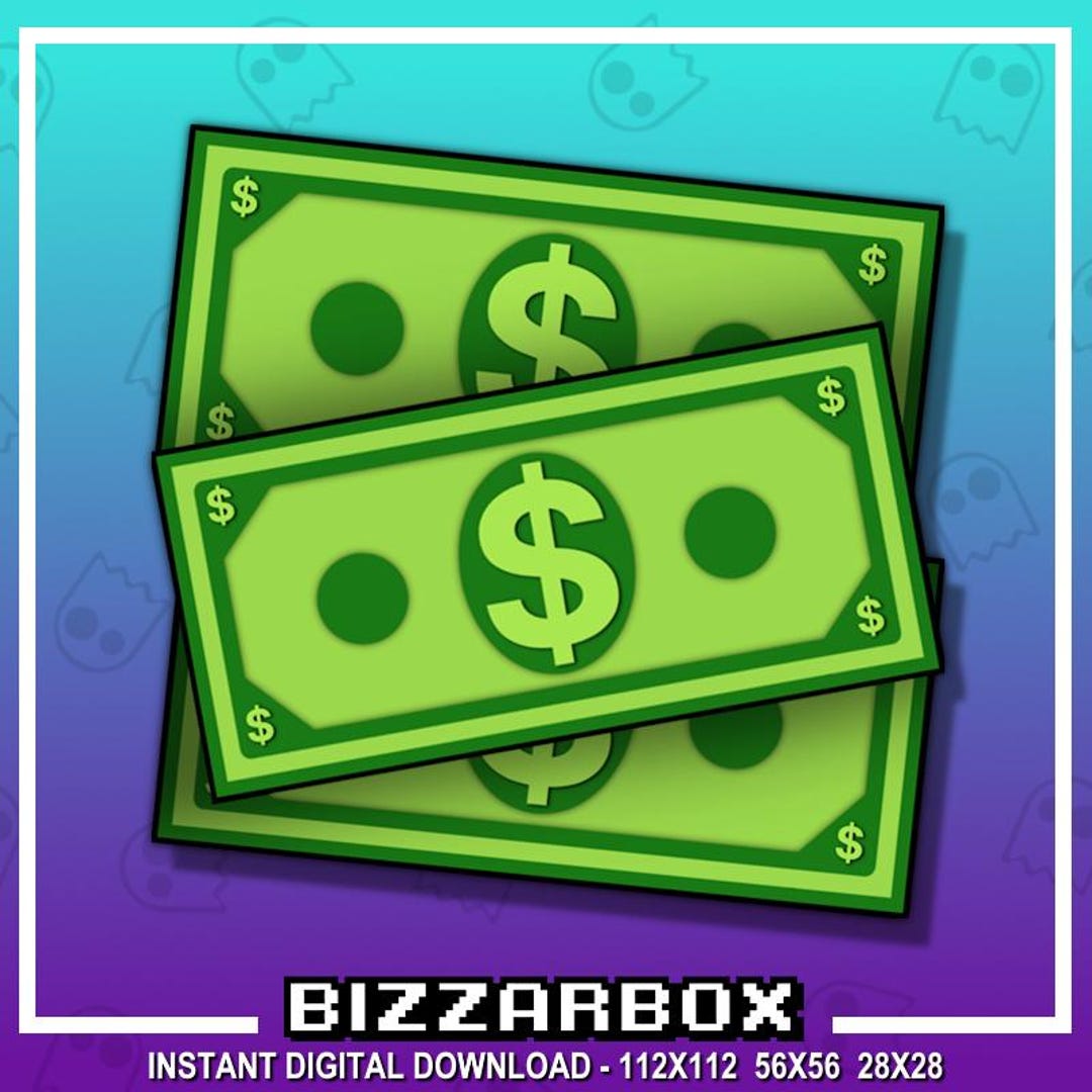 MONEY Twitch Emote / Twitch Emotes / Twitch Stream / Discord Emotes ...