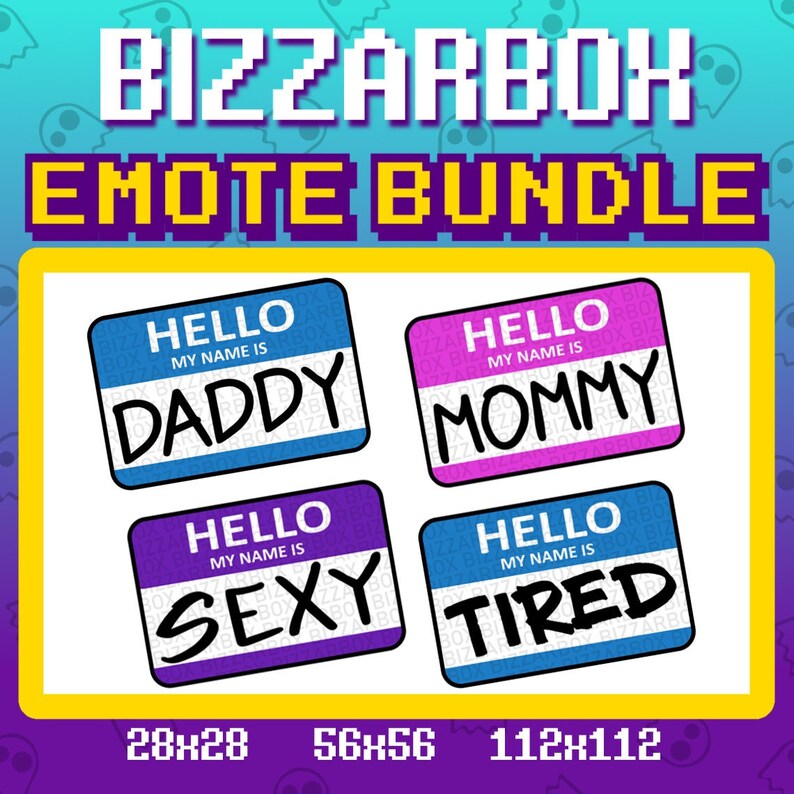 NAME TAG BUNDLE / Twitch Emotes / Twitch Stream / Discord - Etsy