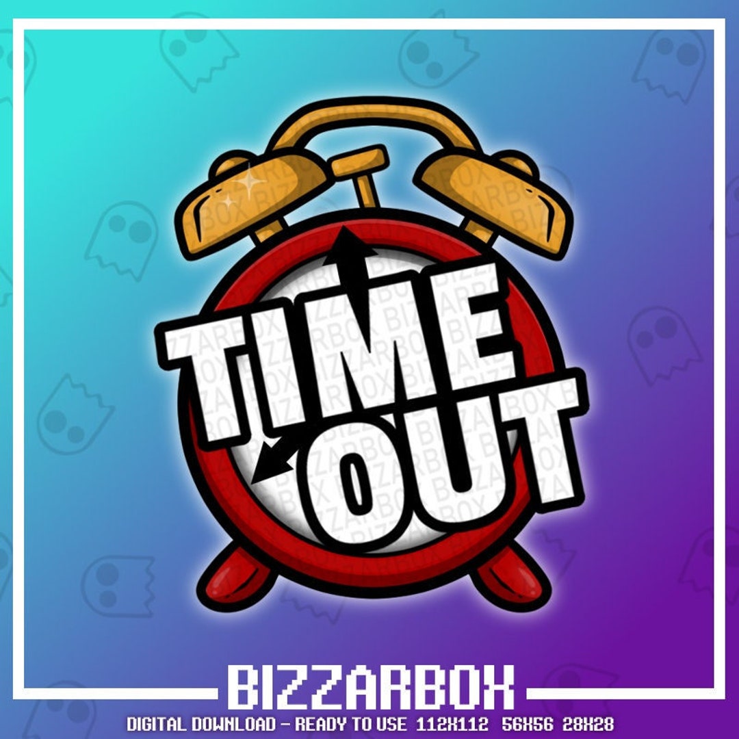 TIMEOUT Channel Points Emote for Twitch / Discord / Stream / Affiliate ...