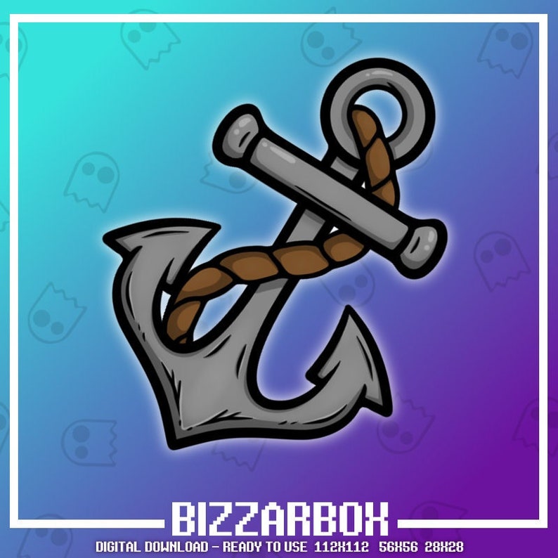 ANCHOR Twitch Emote / Twitch Emotes / Twitch Stream / Discord Emotes ...