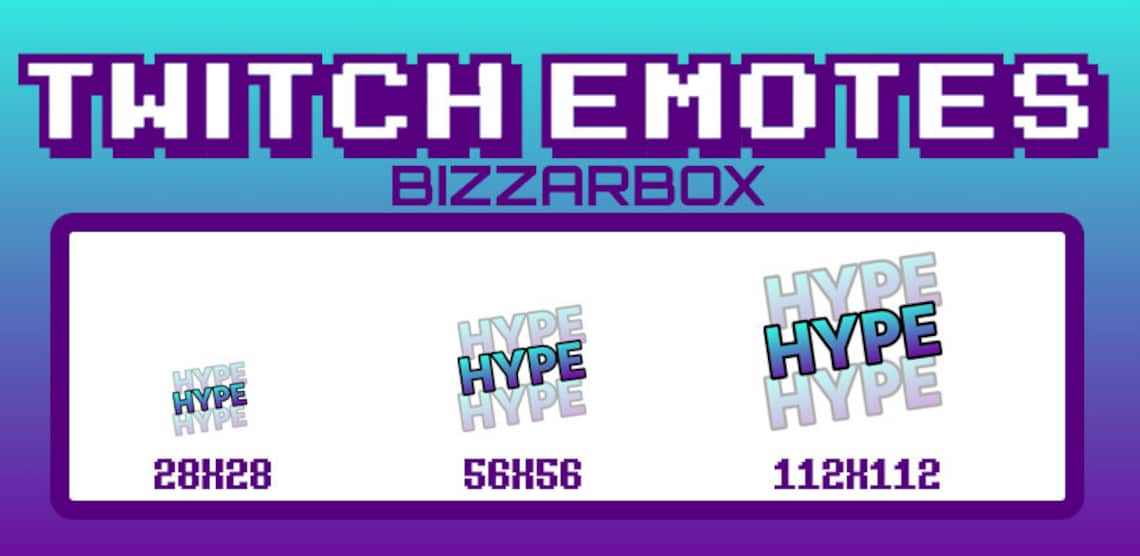 HYPE Twitch Emote / Twitch Emotes / Twitch Stream / Discord - Etsy