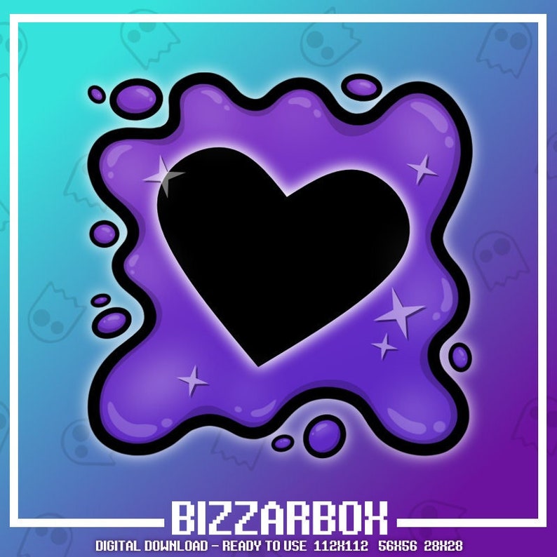 LOVE HEART PURPLE Twitch Emote / Twitch Emotes / Twitch Stream - Etsy