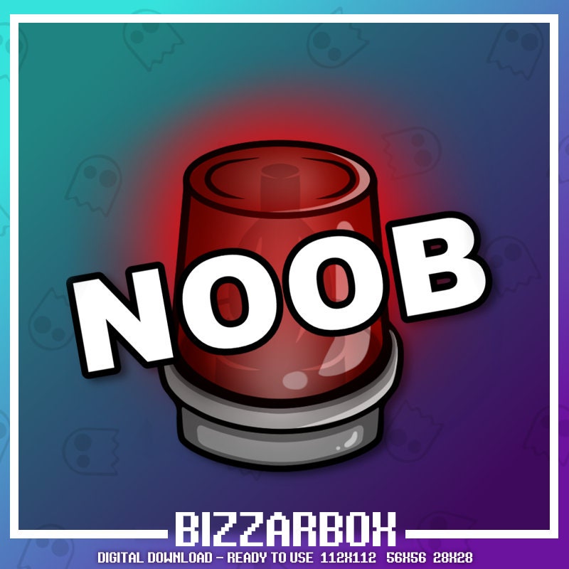 NOOB ALERT Twitch Emote / Twitch Emotes / Twitch Stream / - Etsy