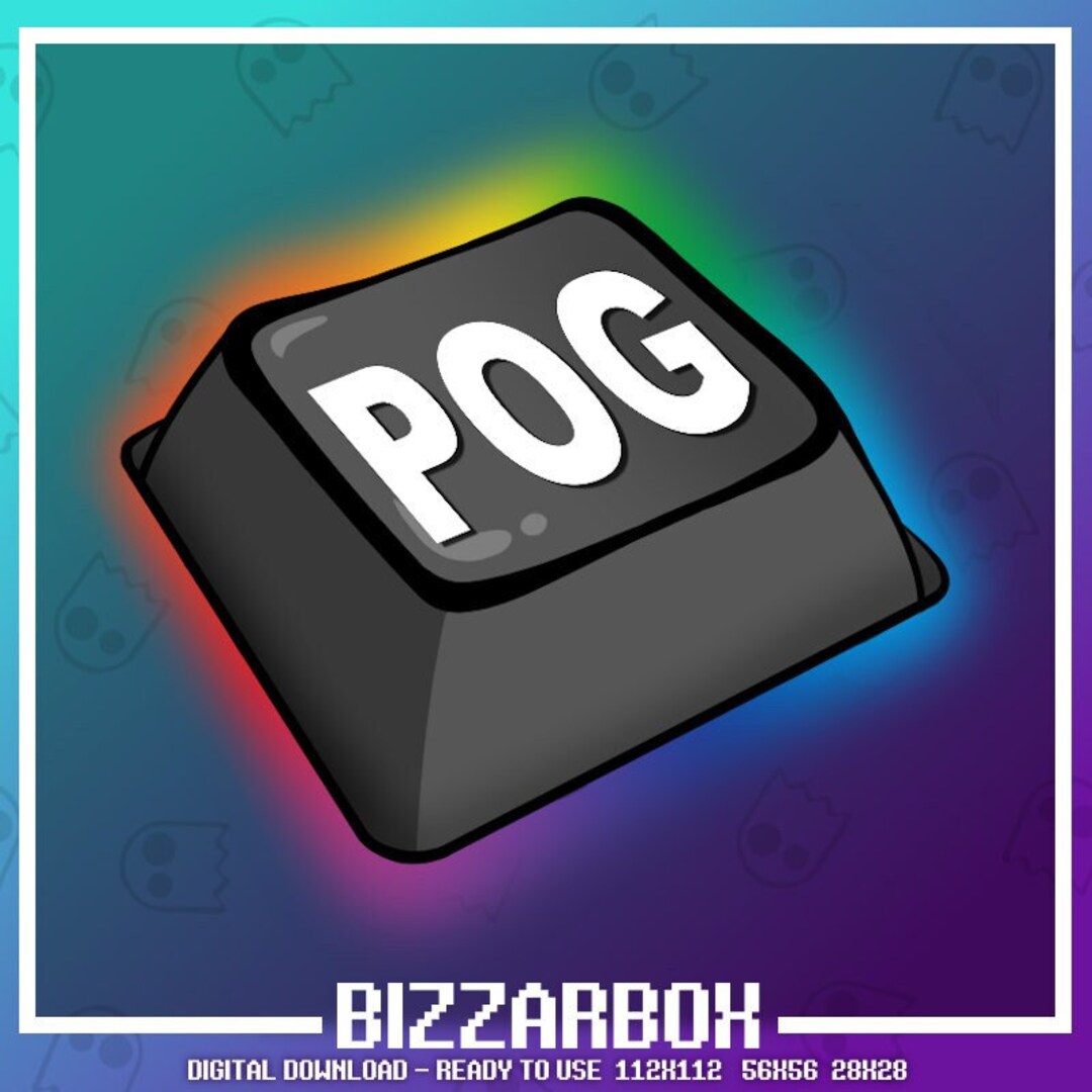 POG KEY Twitch Emote / Twitch Emotes / Twitch Stream / Discord Emotes ...