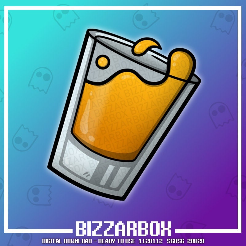 SHOT GLASS DRINK Twitch Emote / Twitch Emotes / Twitch Stream / Discord ...