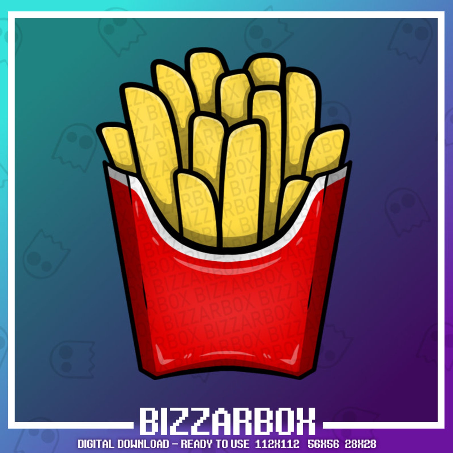 FRENCH FRIES Twitch Emote / Twitch Emotes / Twitch Stream / | Etsy