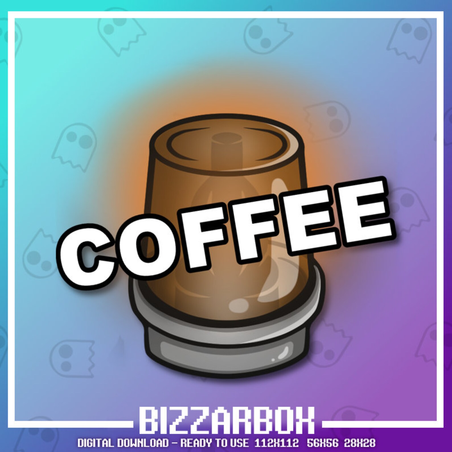 COFFEE ALERT Twitch Emote / Twitch Emotes / Twitch Stream / - Etsy